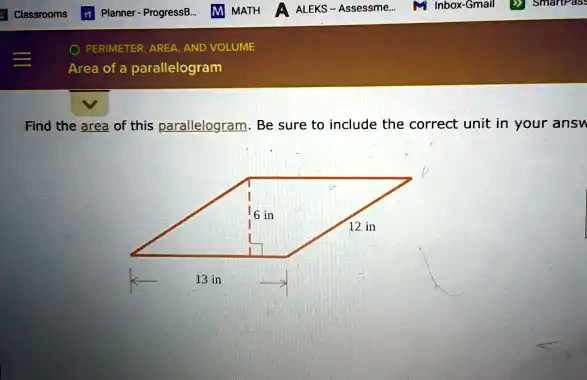 SOLVED: Classrooms Planner - ProgressB, MATH ALEKS - ACsessmc Inbox ...