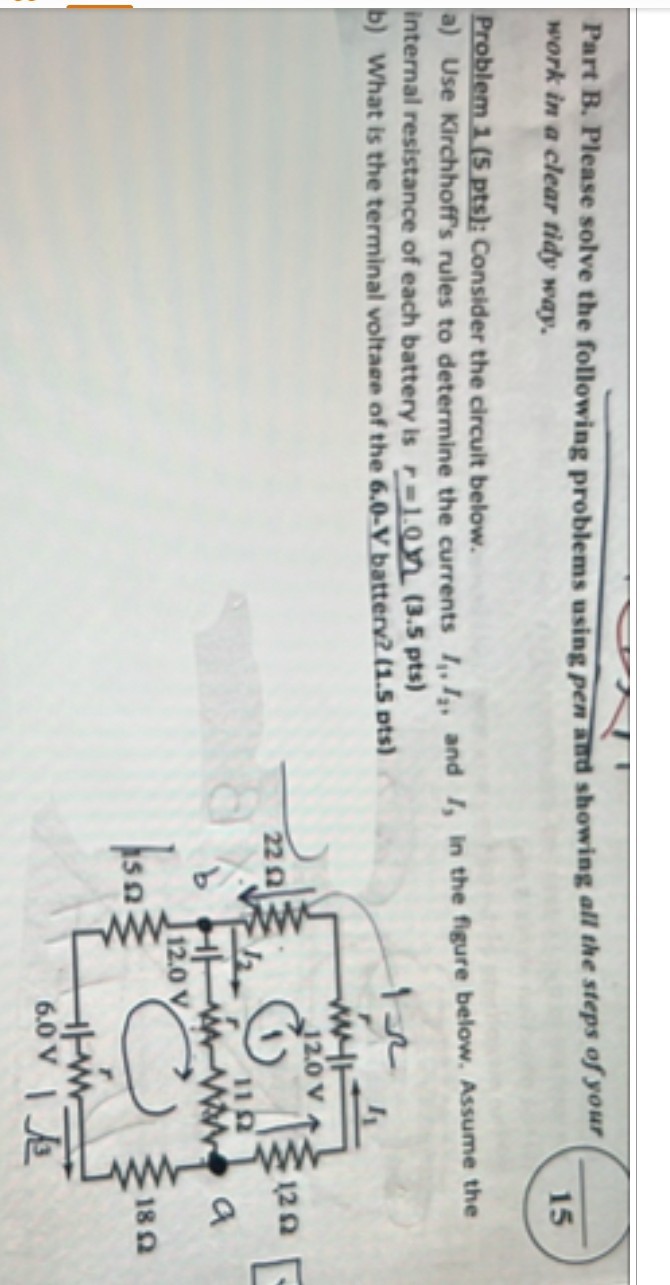 Part B. Please solve the following problems using pen åd showing all the steps of your work in a ...