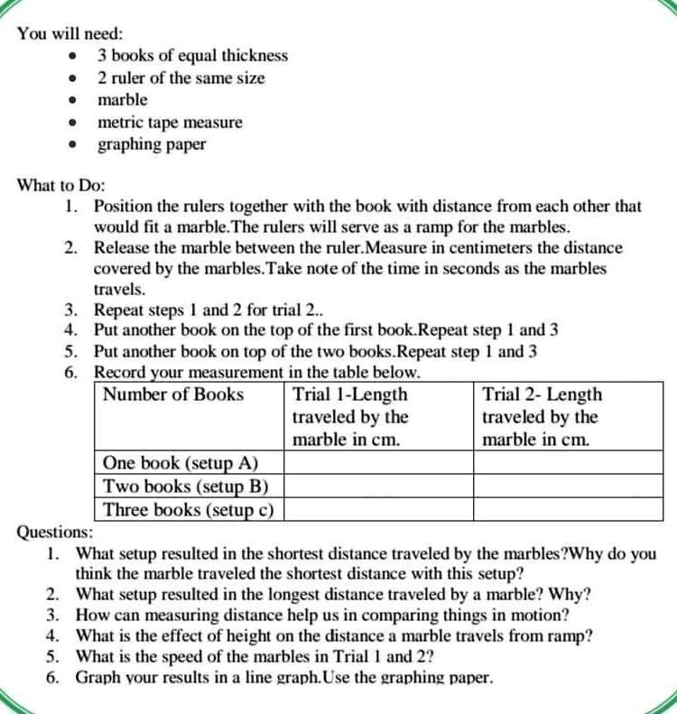 SOLVED: Please help me, I really need it now. You will need: 3 books of ...