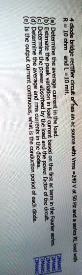 SOLVED: (eIs the output current continuous, what is the conduction ...