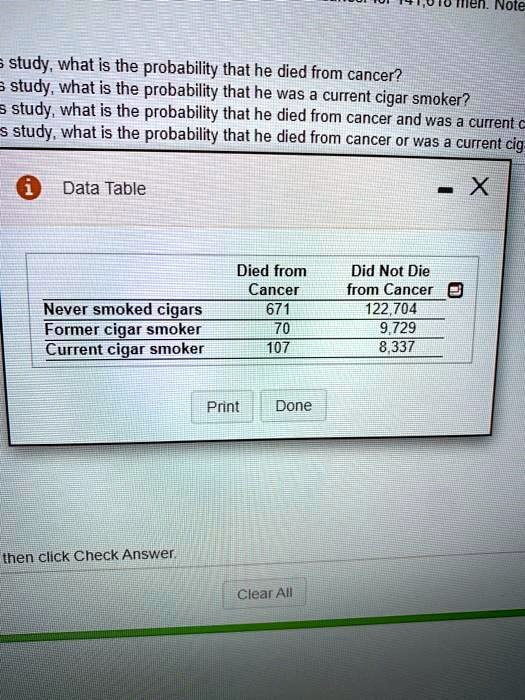 VIDEO solution: Out of 1000 men in a study, what is the probability ...