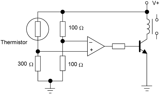 Solved The Operational Amplifier Circuit Shown In The Following Figure Includes A Thermistor