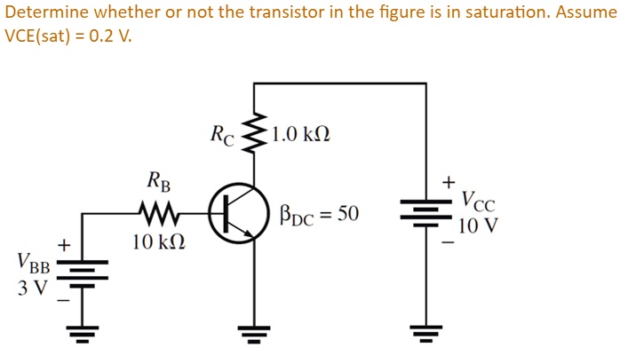 Solved Hand Calculation Of Bjt Circuit In Active Mode Vs Saturation