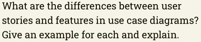 SOLVED: please solve it quick What are the differences between user ...