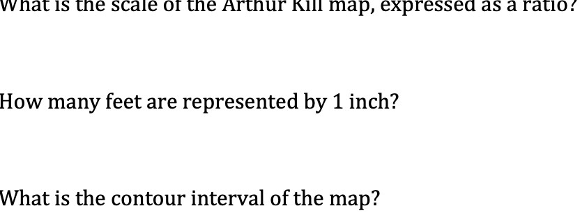 wnat is tne scale of tne artnur kiii map expressea as ratlo how many ...