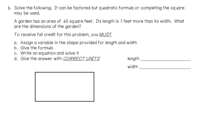 SOLVED: Solve the following: It can be factored but quadratic formula ...