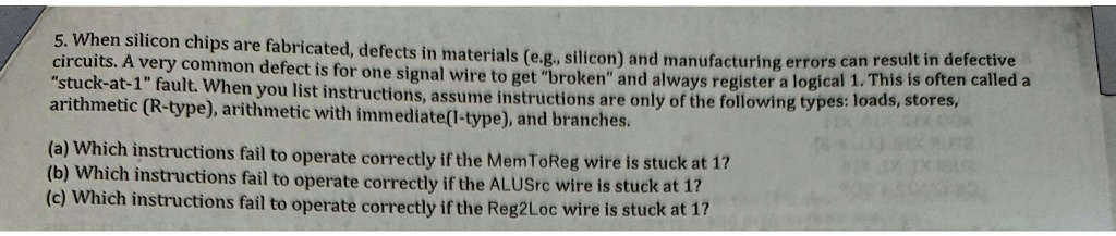 SOLVED: When silicon chips are fabricated, defects in materials (e.g ...