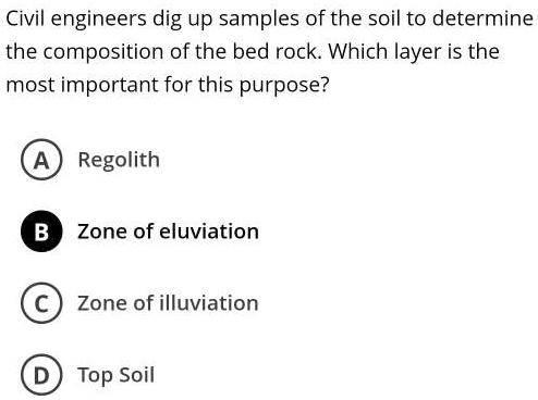 civil engineers dig up samples of the soil to determine the composition ...