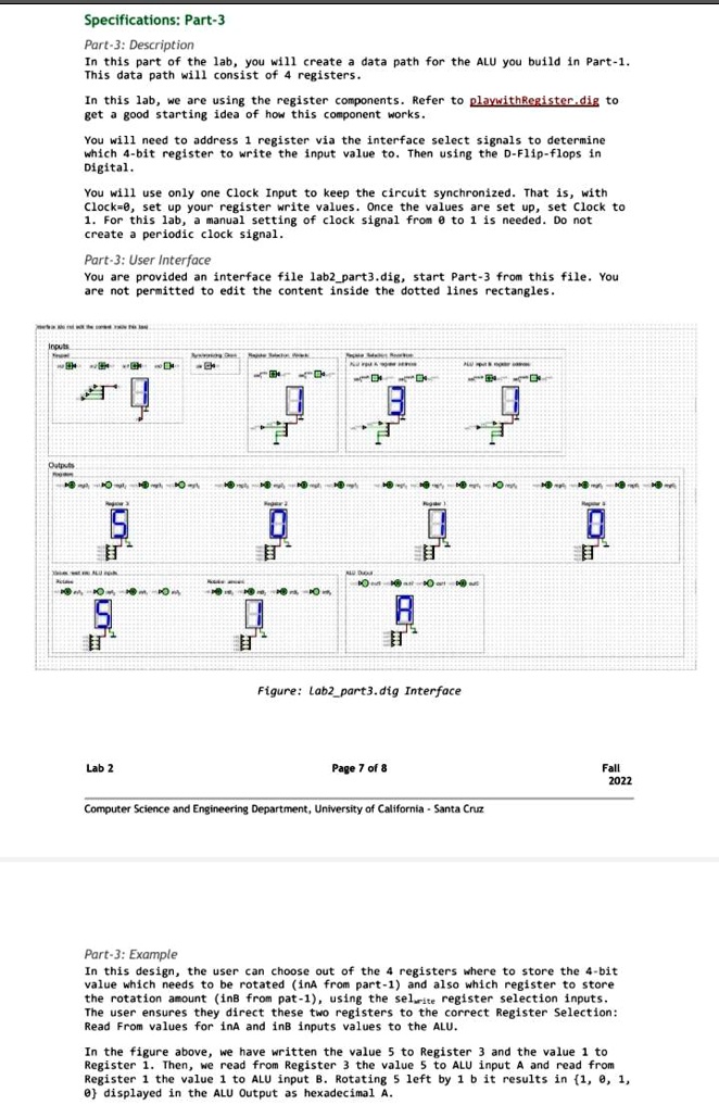 Text Electrical Engineering Specifications Part 3 Part 3 Description In This Part Of The Lab 