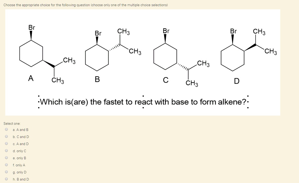 SOLVED: Choose the appropriate choice for the following question (choose only one of the ...