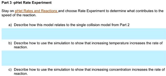 SOLVED: Part 3 - pHet Rate Experiment Stay on pHet Rates and Reactions ...