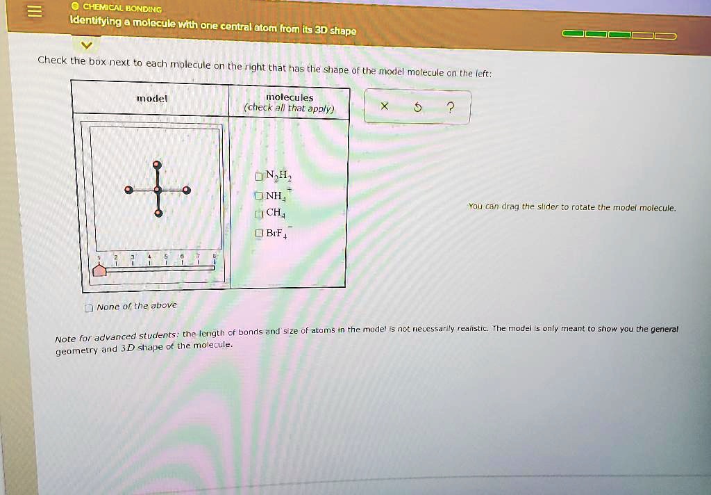 SOLVED:CHEMICAL BONDING Identfying molecule with one centralatom from ...