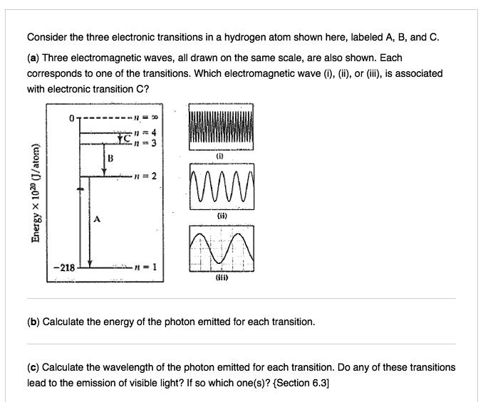 [GET ANSWER] Consider the three electronic transitions in a hydrogen ...