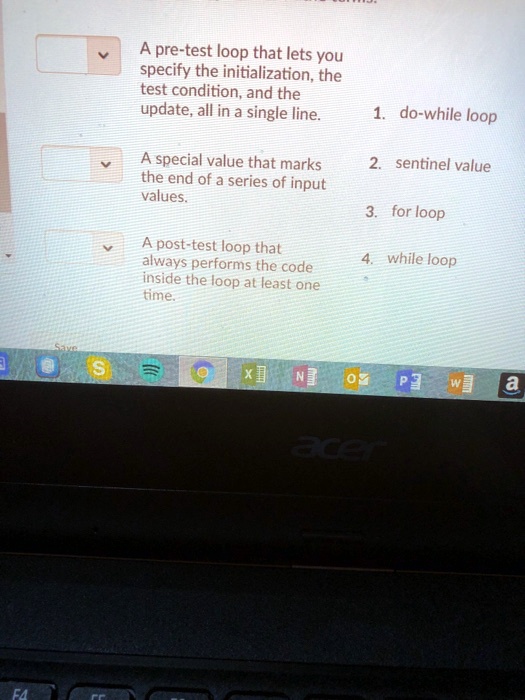Solved A Pre Test Loop That Lets You Specify The Initializationthe 6983