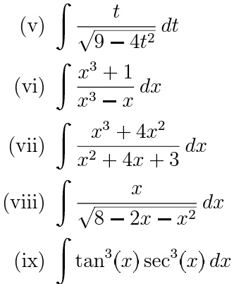 SOLVED: for each integral, specify what type of integral it is and what ...