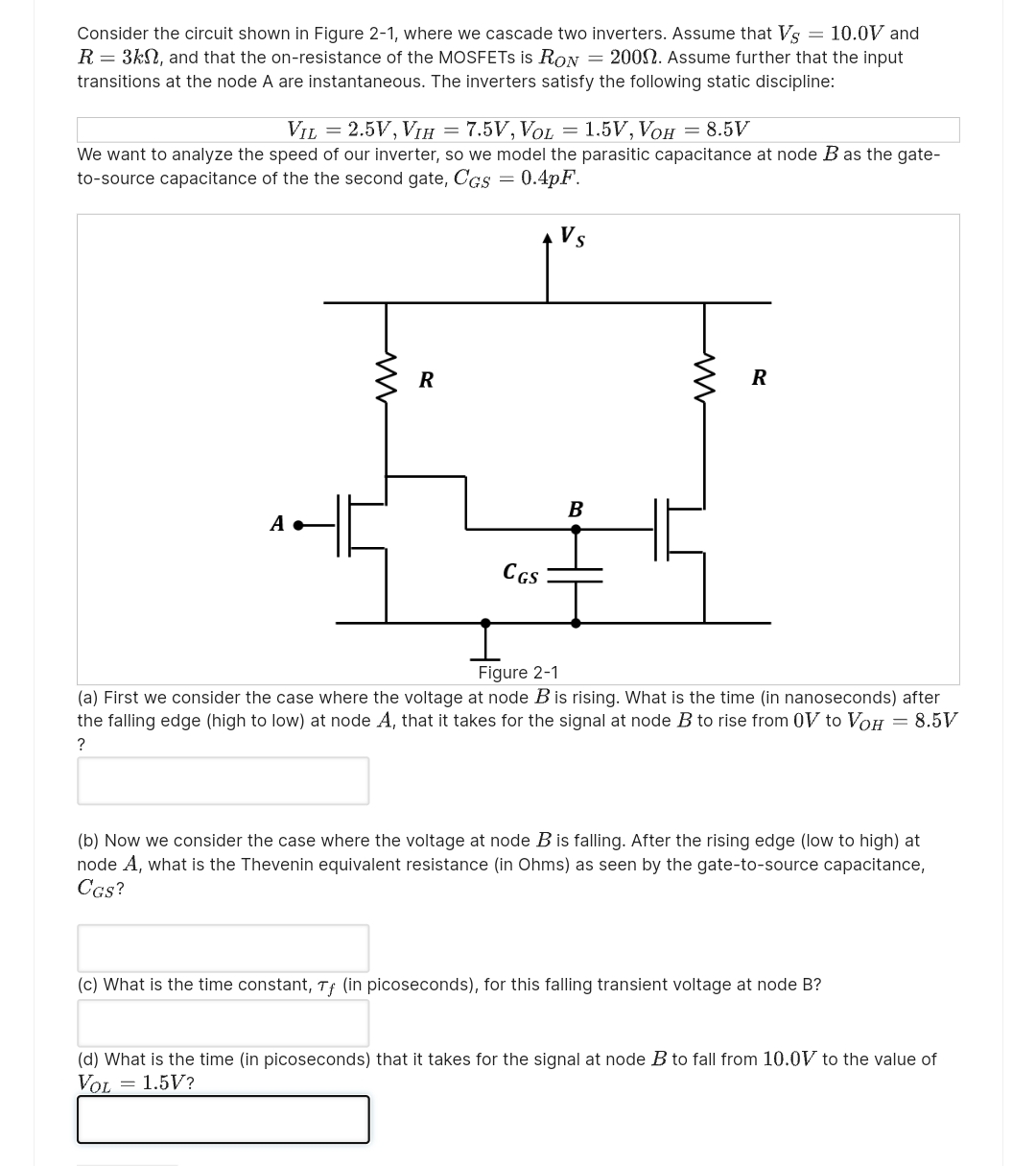 Consider the circuit shown in Figure 2-1, where we cascade two ...