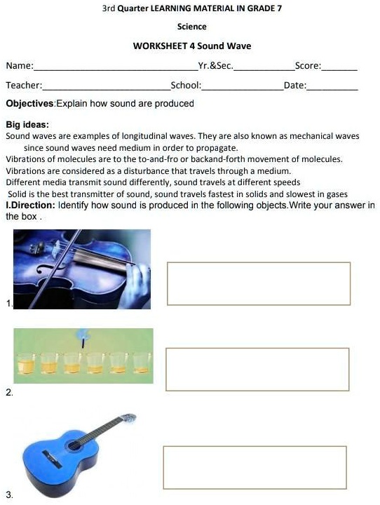 SOLVED: 'pa help naman po ako pls 3rd Quarter LEARNING MATERIAL IN ...