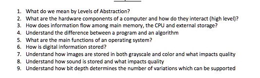 SOLVED: Need help with this question please try to answer everything... What do we mean by ...