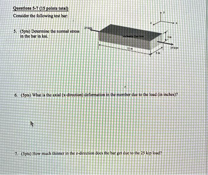 SOLVED: Texts: Solve these problems. Questions 5-7 (15 points total ... SOLVED: Texts: Solve these problems. Questions 5-7 (15 points total ...