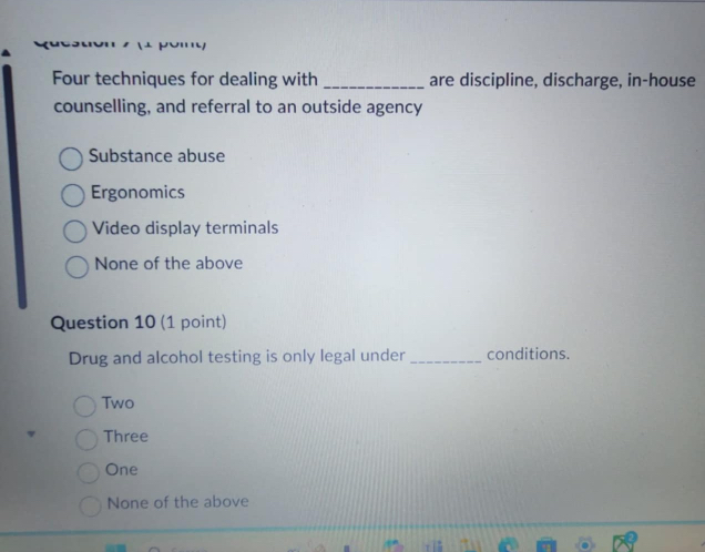 Four techniques for dealing with are discipline, discharge, in-house ...