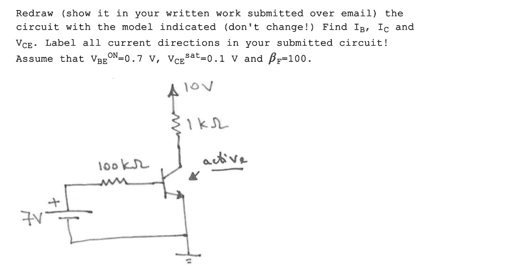 SOLVED: Redraw (show it in your written work submitted over email) the ...