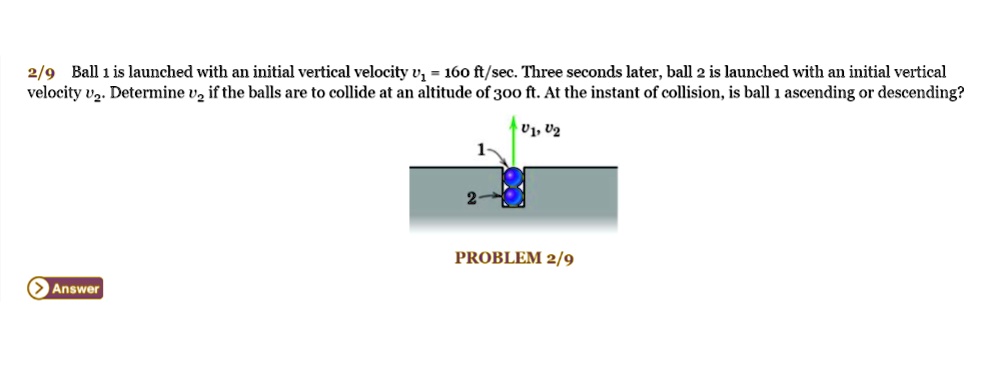 29 ball 1 is launched with an initial vertical velocity u1 160 ftsec ...