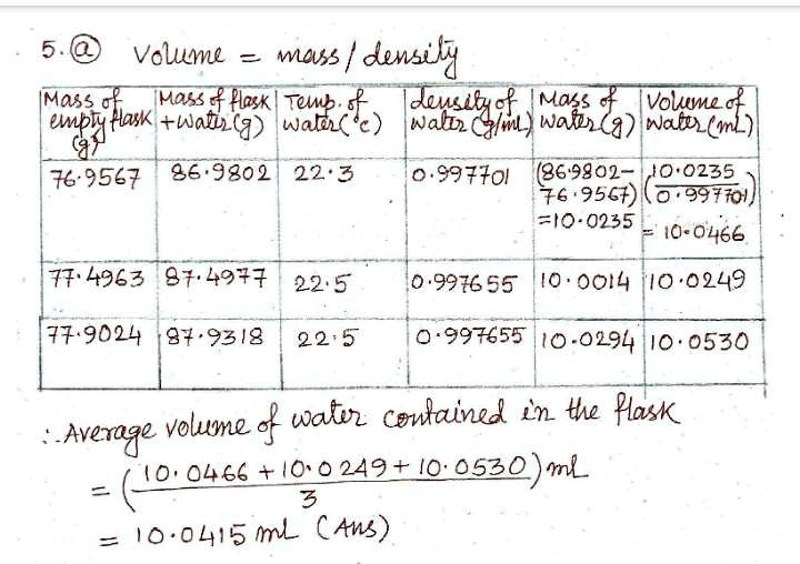 SOLVED: a. From the above table, what will be the relative standard ...