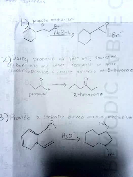 SOLVED: ' Using propanol as your only source of carbon and any other ...