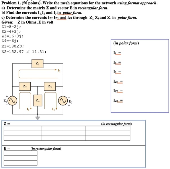 SOLVED: Using MATLAB and write understandable! Problem 1.5: Write the ...