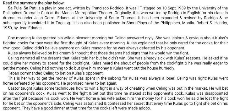 SOLVED: ACTIVITY 1: On your paper, answer the following questions. 1 ...