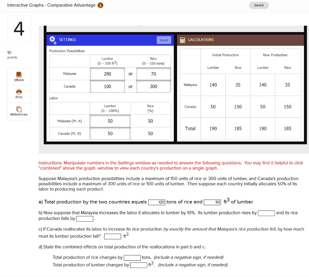 interactive graphs comparative advantagei saved 4 settings reset ...