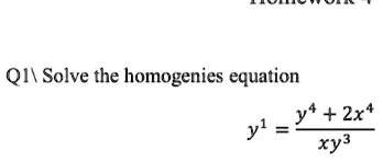 SOLVED: Solve the homogeneous equation: 2x = 0