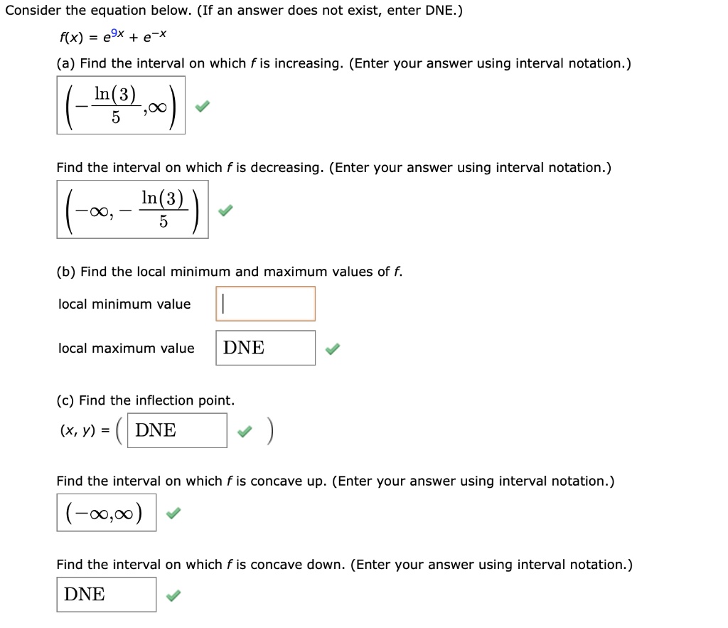 Solved: Consider The Equation Below: (if An Answer Does Not Exist