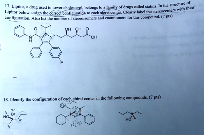 Lipitor, a drug belonging to the family of drugs called statins, is ...
