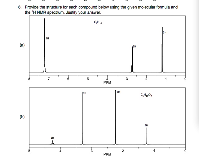 SOLVED: Provide the structure for each compound below using the given molecular formula and the ...