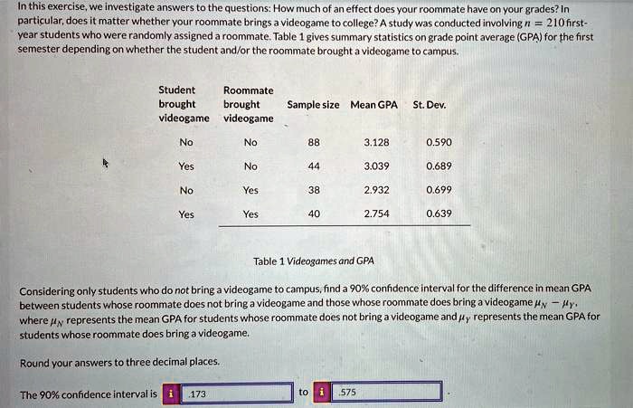 In this exercise, we investigate answers to the questions: How much of ...