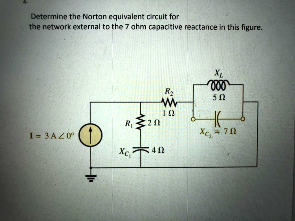 SOLVED: Determine the Norton equivalent circuit for the network ...