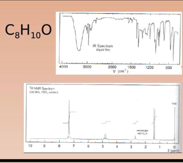 SOLVED: determine structure C:H1oO IR Spectrum (liquidfilm) 4000 3000 ...