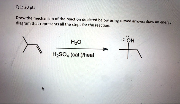 SOLVED: Q1: 20 pts Draw the mechanism of the reaction depicted below ... SOLVED: Q1: 20 pts Draw the mechanism of the reaction depicted below ...