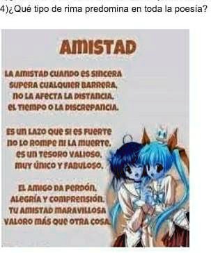 me ayudan miren la imagen completa 4e que tipo de rima predomina en ...