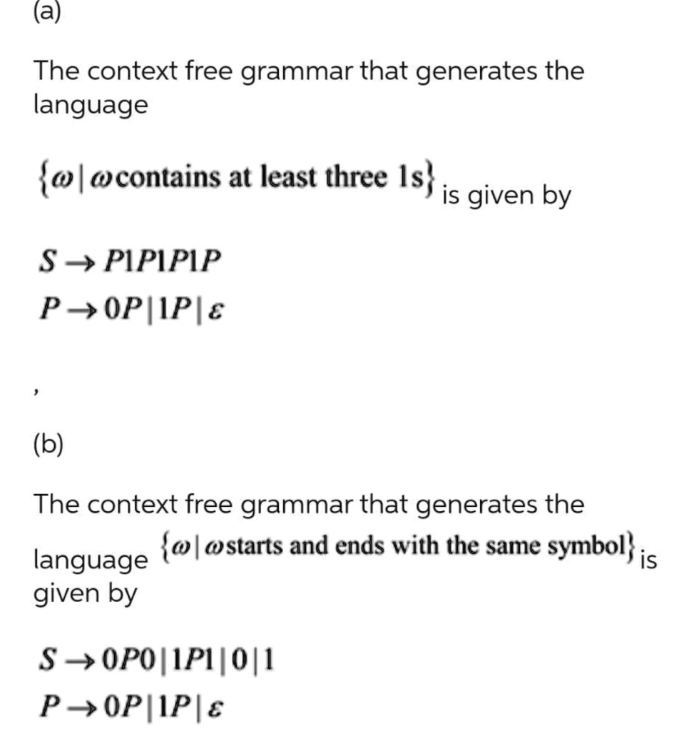SOLVED: Text: Draw the state diagram of a pushdown automaton for (a ...