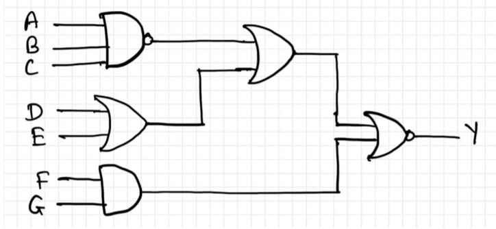 SOLVED: Using De Morgan’s Equivalent gates and bubble pushing methods ...