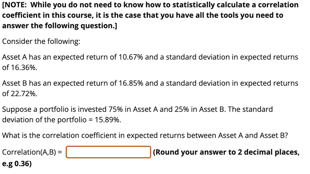 [NOTE: While you do not need to know how to statistically calculate a ...