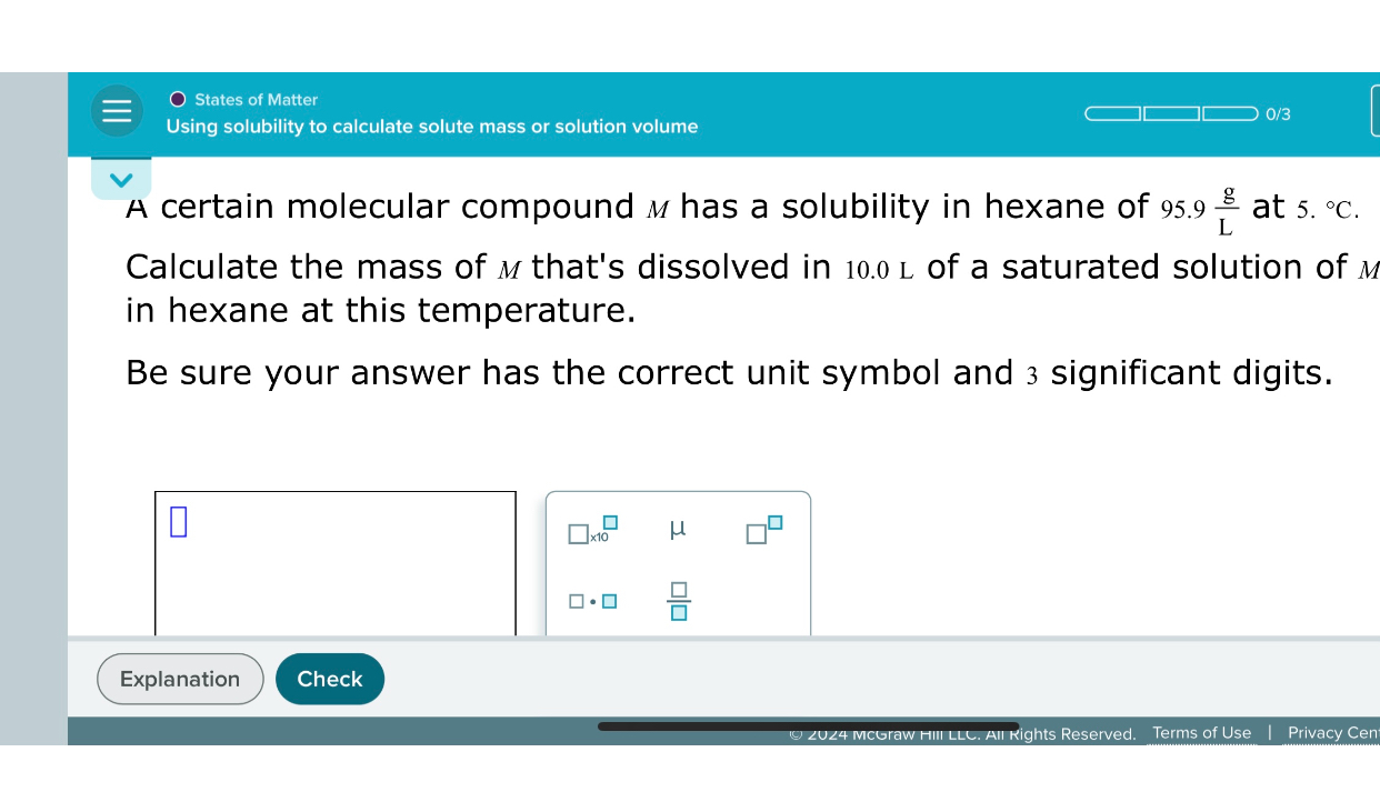 States of Matter Using solubility to calculate solute mass or solution ...