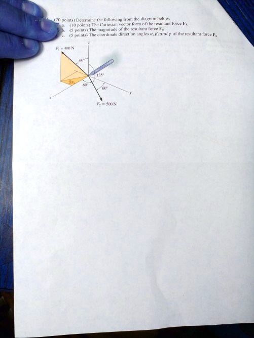 SOLVED: Text: 20 points Determine the following from the diagram below ...