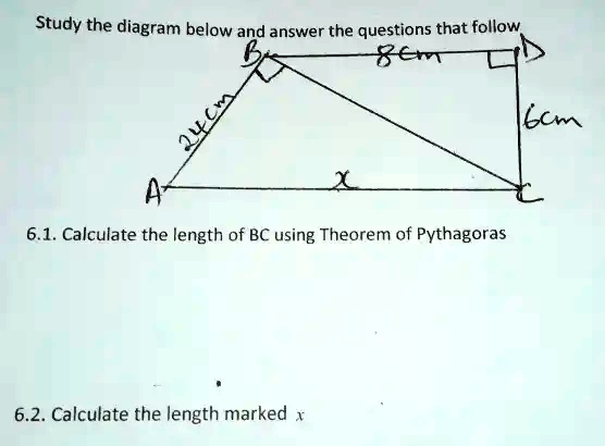 SOLVED: Study the diagram below and answer the questions that follow. Lcm 6.1. Calculate the ...