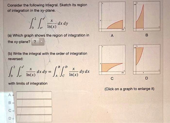 SOLVED: Consider the following integral. Sketch its region of ...