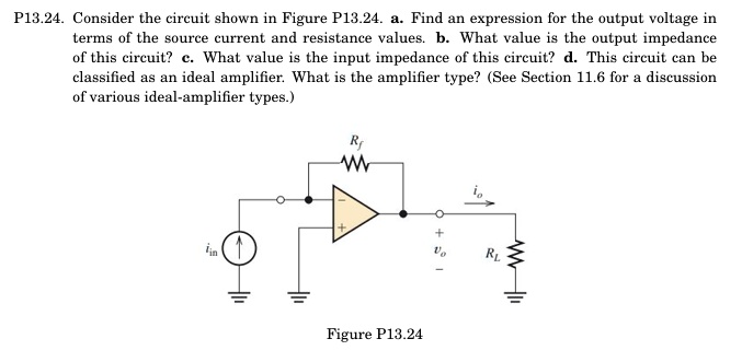 p1324 consider the circuit shown in figure p1324 a find an expression ...