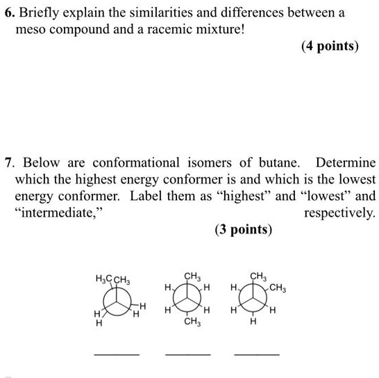 6. Briefly explain the similarities and differences between a meso ...