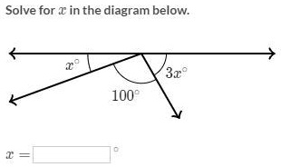 SOLVED: 'Solve for X in the diagram below Solve for € in the diagram ...